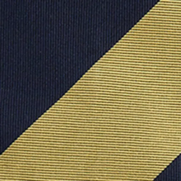 Dunhill Mulberry Silk Stripe Neck Tie - Yellow