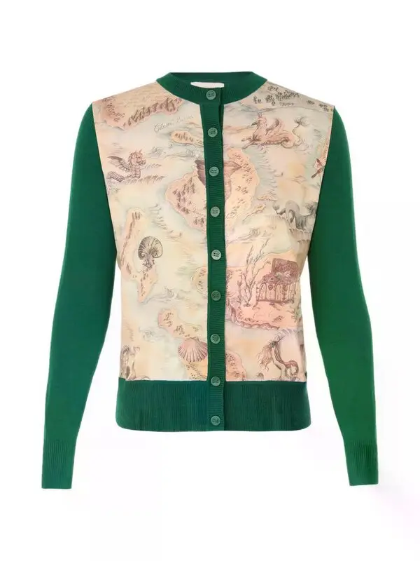 Zimmermann Rebellion Silk-front Cardigan