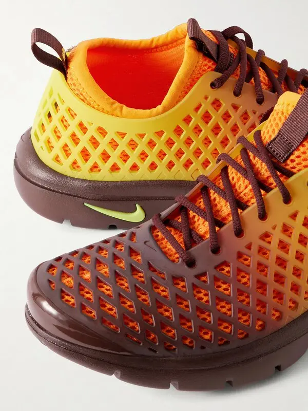 Nike Rejuven8 Mesh-trimmed Rubber Sneakers - Brown