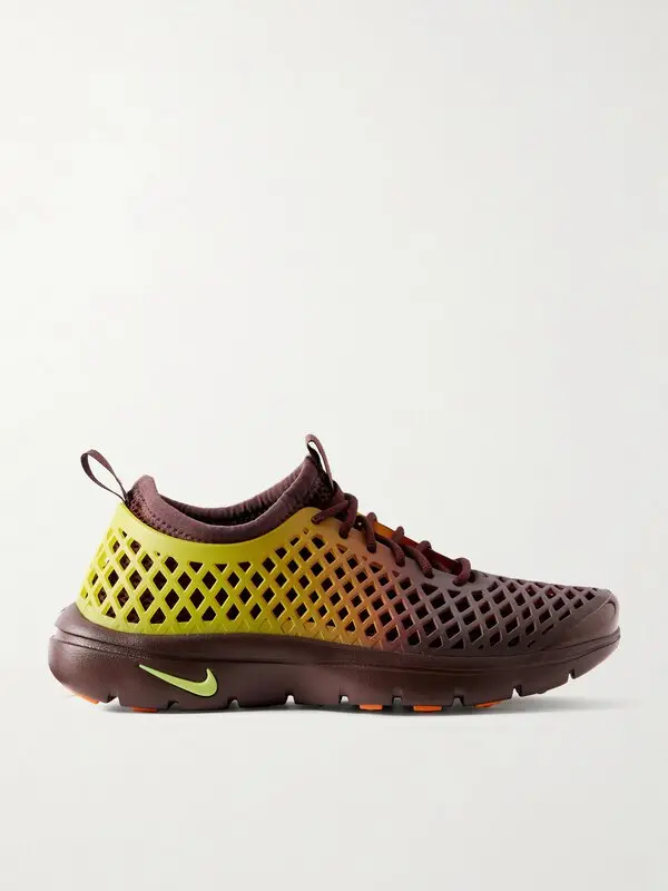 Nike Rejuven8 Mesh-trimmed Rubber Sneakers - Brown