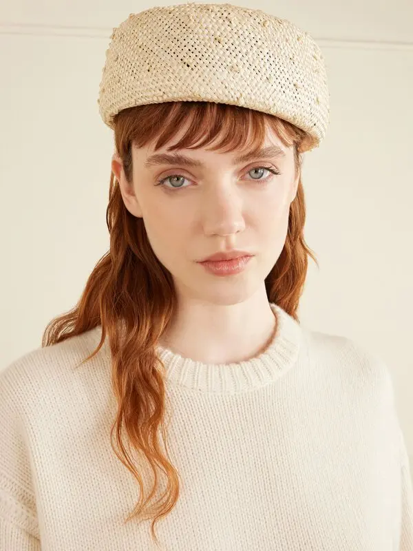 GIGI BURRIS MILLINERY The Lauren Pillbox Straw Hat