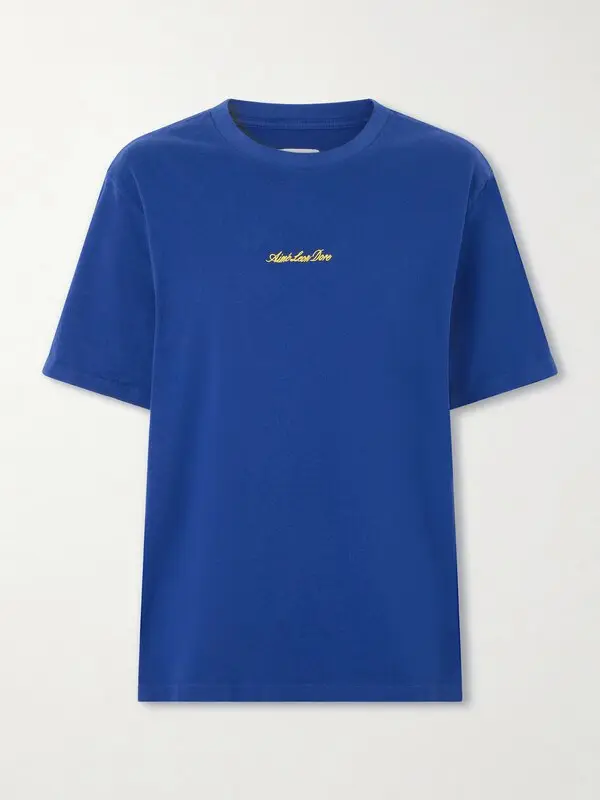 Aimé Leon Dore Logo Embroidered Cotton T-shirt