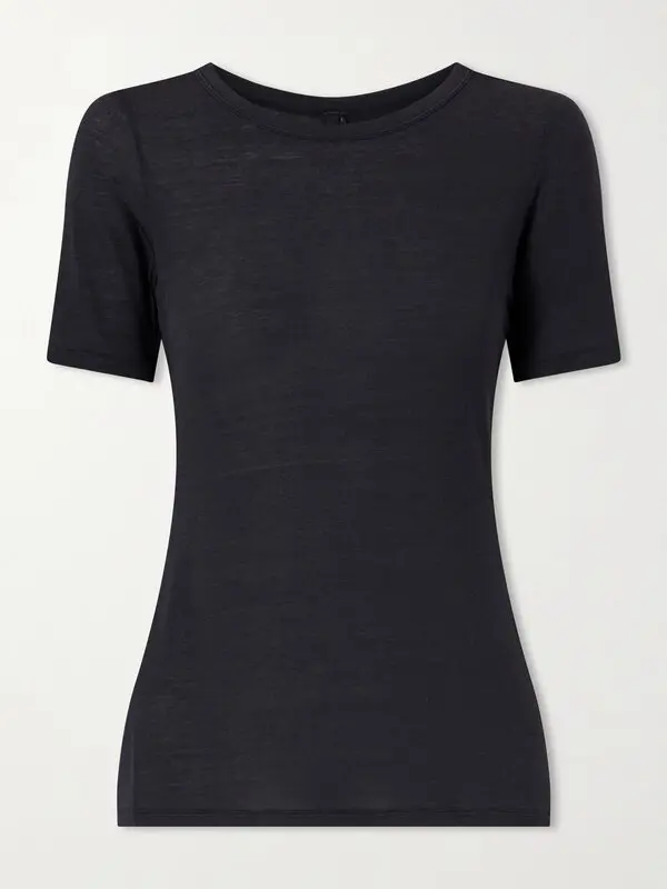 SKIMS Stretch-modal And Cashmere-blend T-shirt