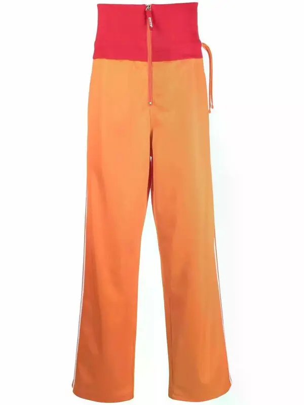 DIESEL® High-waisted Straight-leg Track Pants