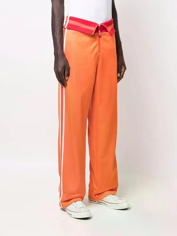 DIESEL® High-waisted Straight-leg Track Pants