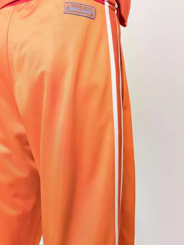DIESEL® High-waisted Straight-leg Track Pants