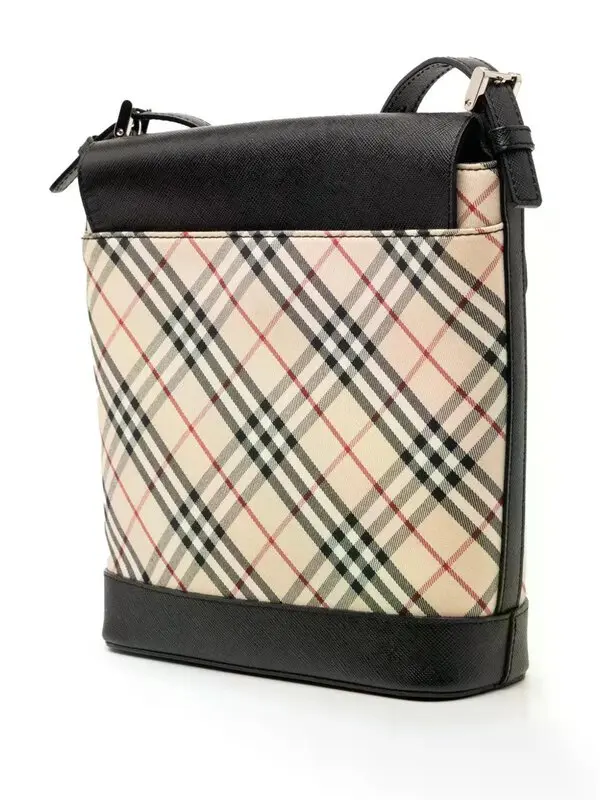 Burberry Nova Check Canvas Crossbody Bag