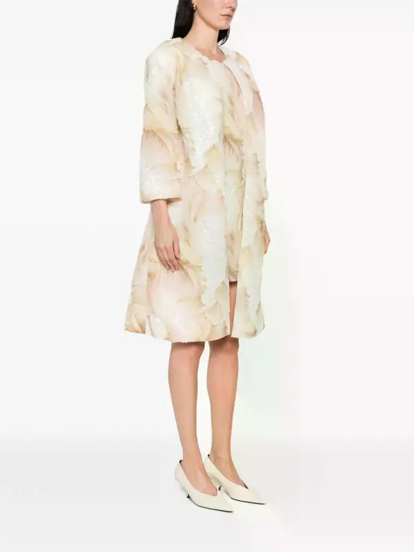 DE SANTIS Sequin Embellished Coat