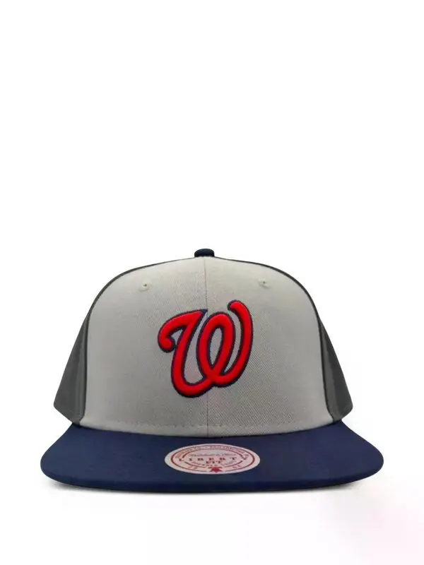 Mitchell & Ness Nationals Embroidered Cap - Grey