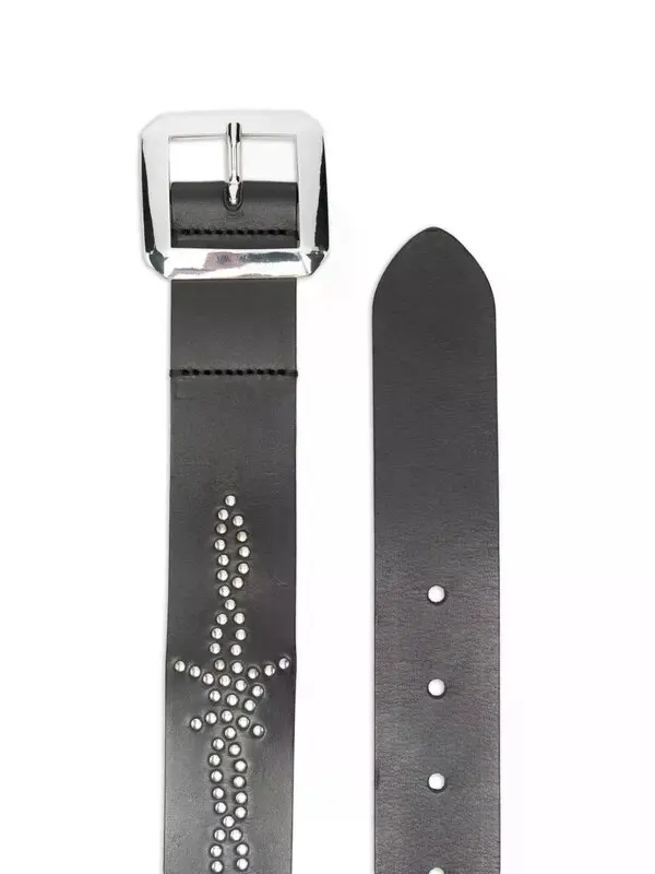 HTC LOS ANGELES Studded Leather Belt