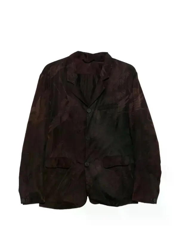 CHRISTIAN PEAU Floral Buttoned Blazer