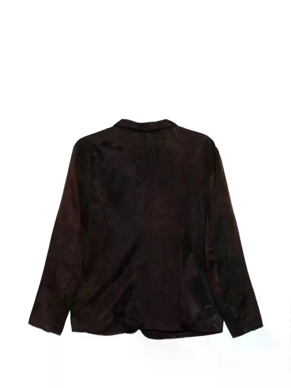 CHRISTIAN PEAU Floral Buttoned Blazer