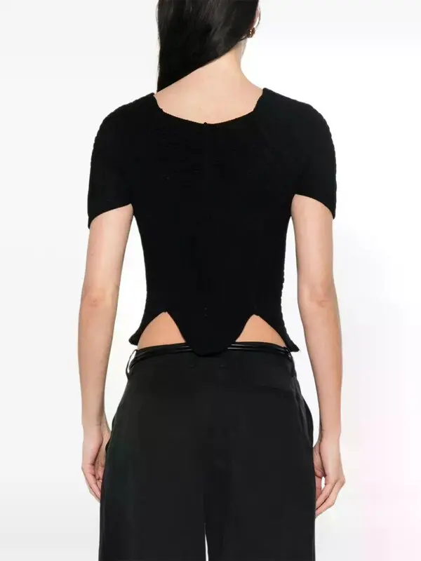 Cult Gaia Eliza Puff-sleeve Top
