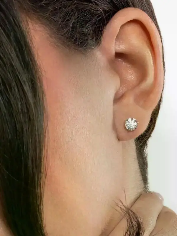 Nimo With Love Martini Diamond Stud Earrings
