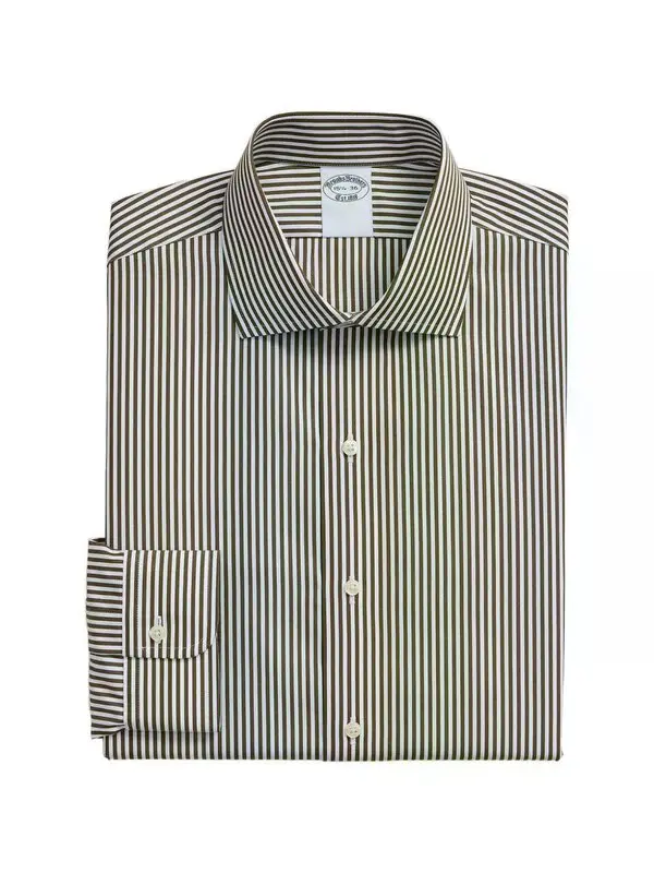 Brooks Brothers Long-sleeve Striped Shirt - Green