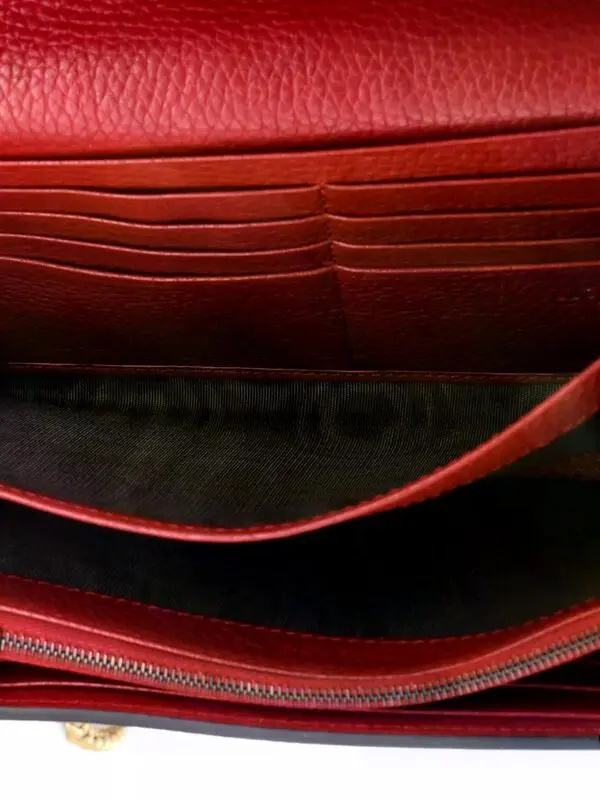 Gucci Gg Marmont Chain Wallet Mini Clutch