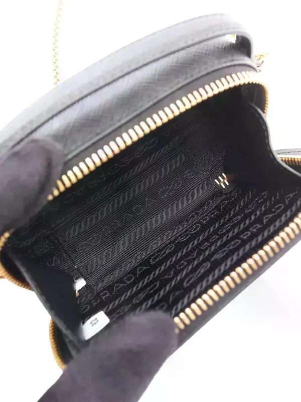 Prada Saffiano Mini Pouch Satchel