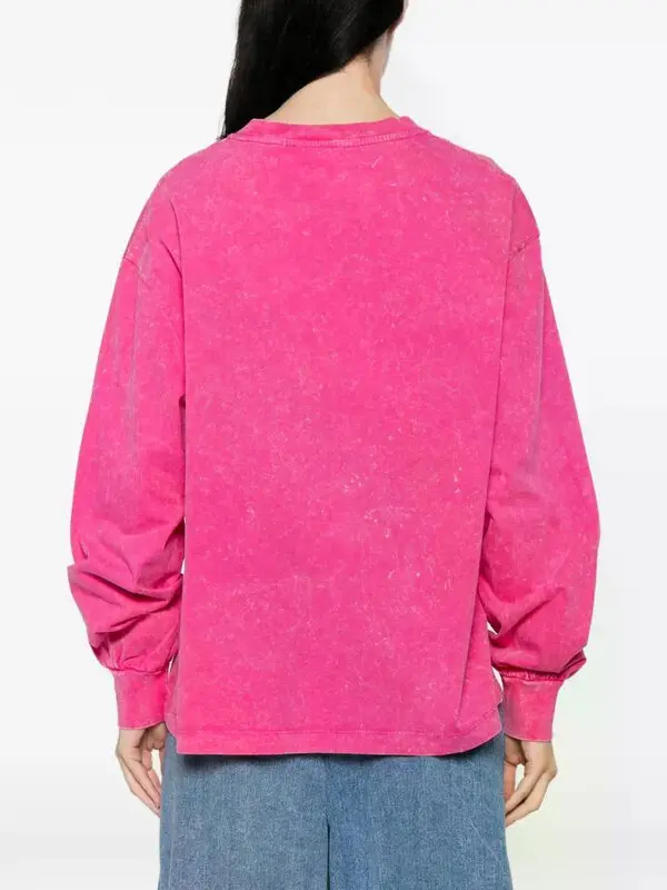 GANNI Graphic Long-sleeve T-shirt