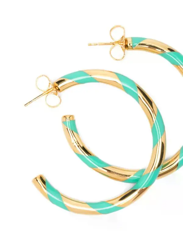 AURÉLIE BIDERMANN Positano Twisted Hoop Earrings