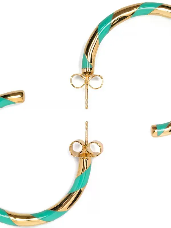 AURÉLIE BIDERMANN Positano Twisted Hoop Earrings
