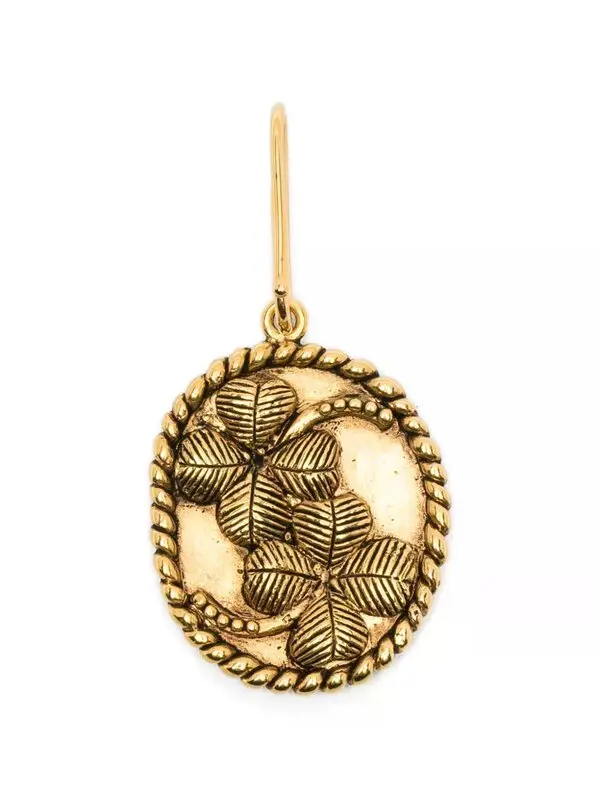 AURÉLIE BIDERMANN Zodiac Gemini Clover Charm Necklace - Gold