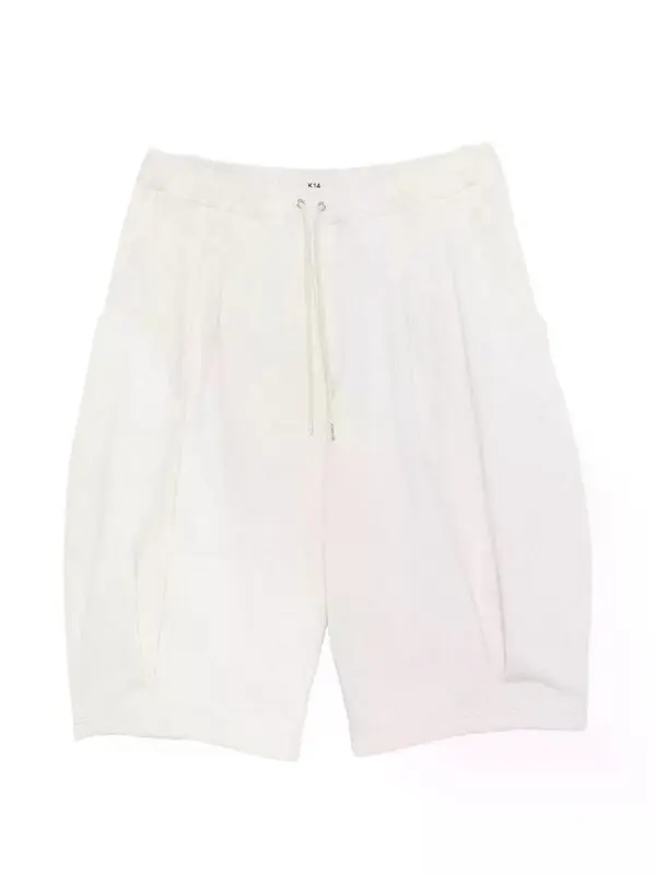 KHOKI Drawstring Pleated Relaxed Fit Shorts