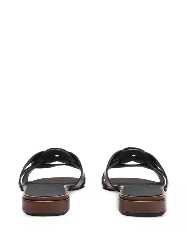 Furla Leather Sandals - Brown