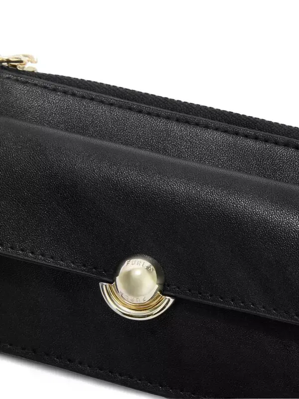 Furla Sfera Zip Card Case - Black