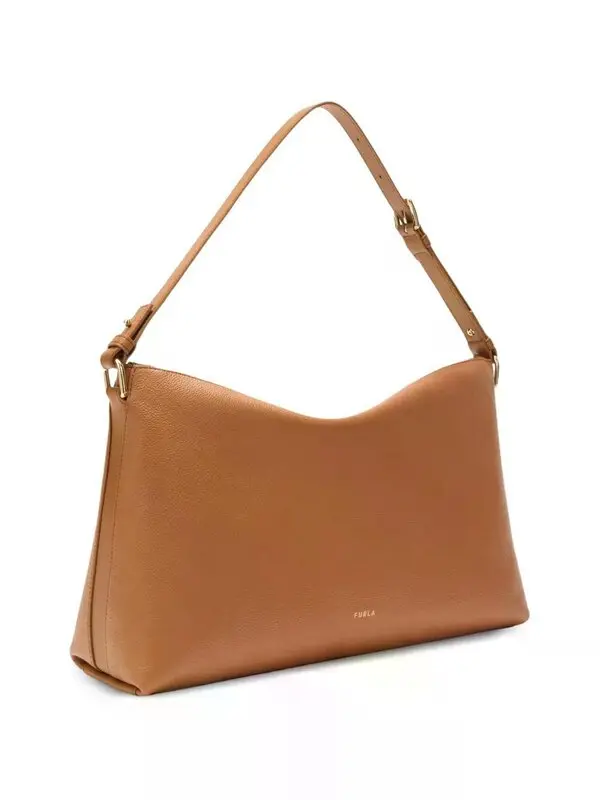 Furla Debby Charm Zip Shoulder Bag - Brown