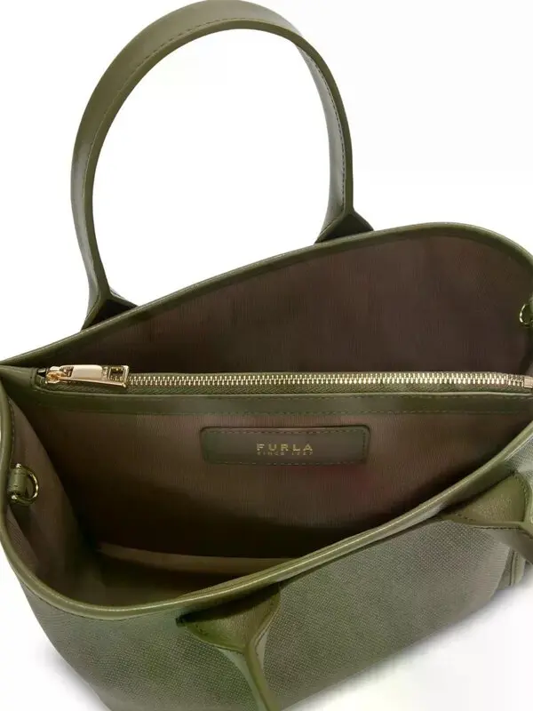 Furla Divide Charm Tote Bag - Green