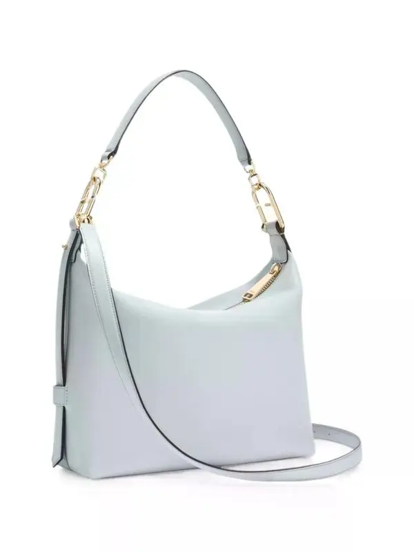Furla Tonie Textured Leather Hobo Bag - Blue