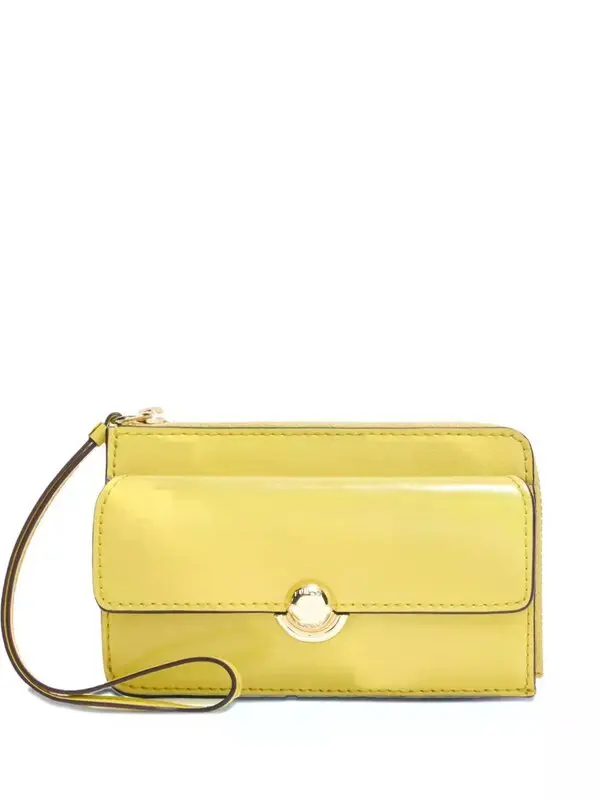 Furla Sfera Calf Leather Card Case - Yellow
