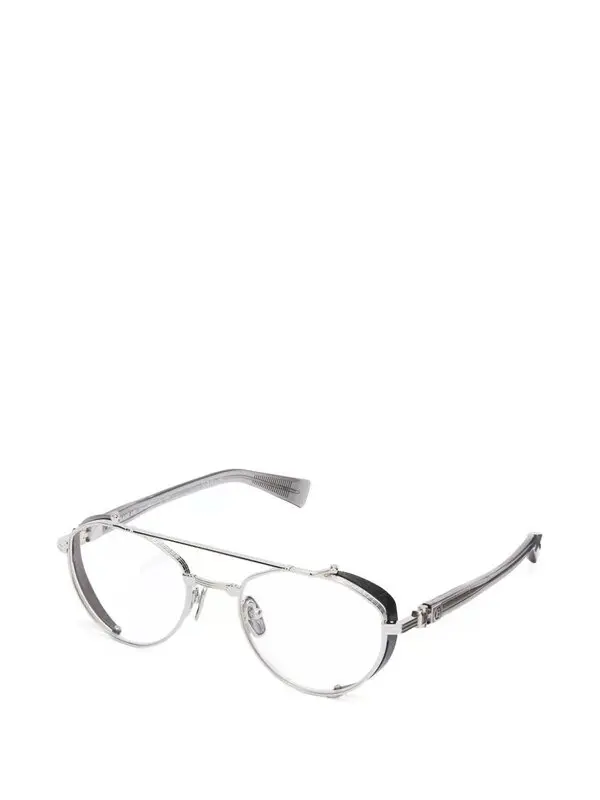 Balmain Round Glasses - Silver