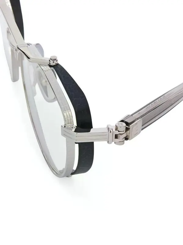 Balmain Round Glasses - Silver
