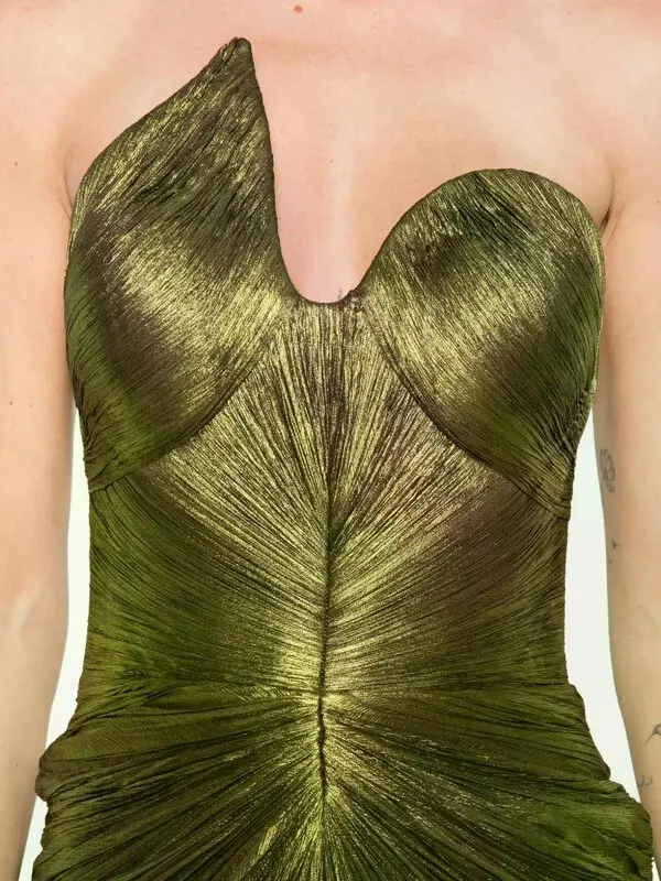 IRIS SERBAN Leave" Maxi Dress