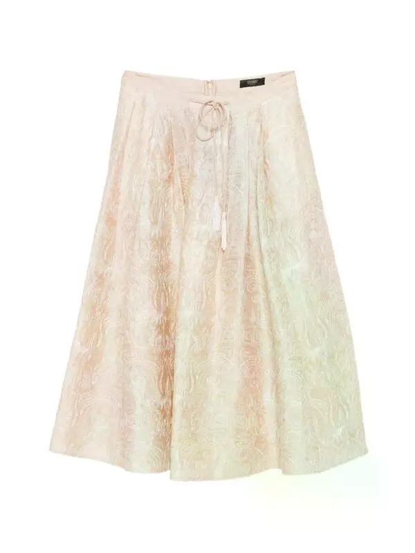 Seventy Floral Print Midi Skirt