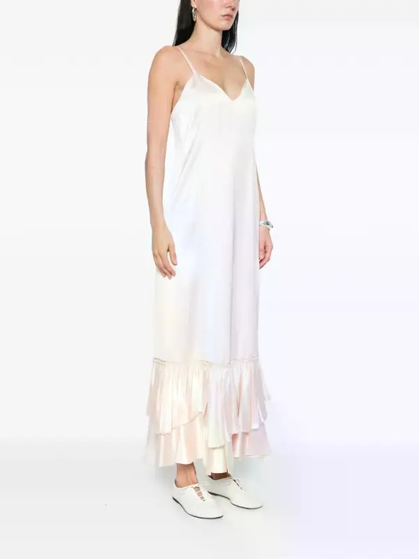 JIL SANDER Ruffled Slip Dress