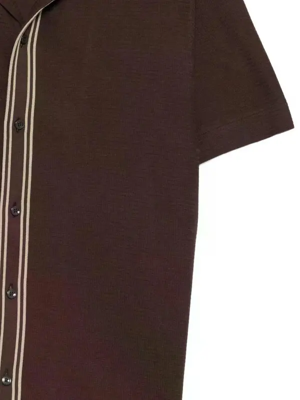 BOSS Knitted Button Shirt