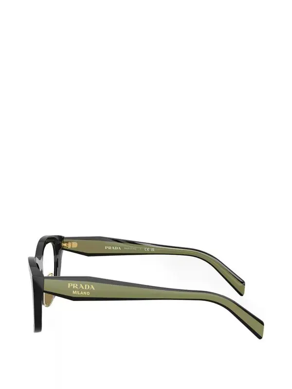 Prada Cat-eye-frame Glasses - Black