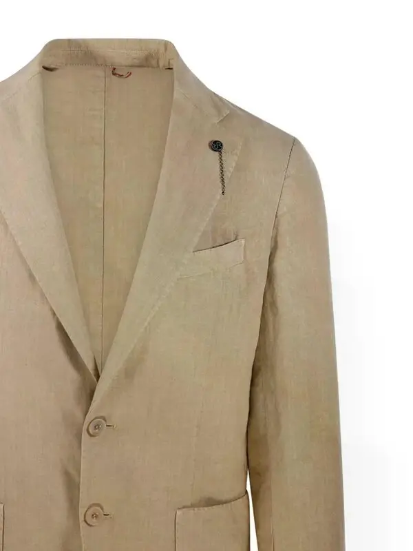 SANTANIELLO Buttoned Single-breasted Blazer