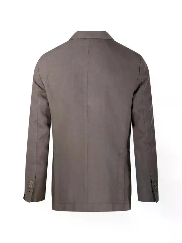 SANTANIELLO Buttoned Pocket Blazer - Grey