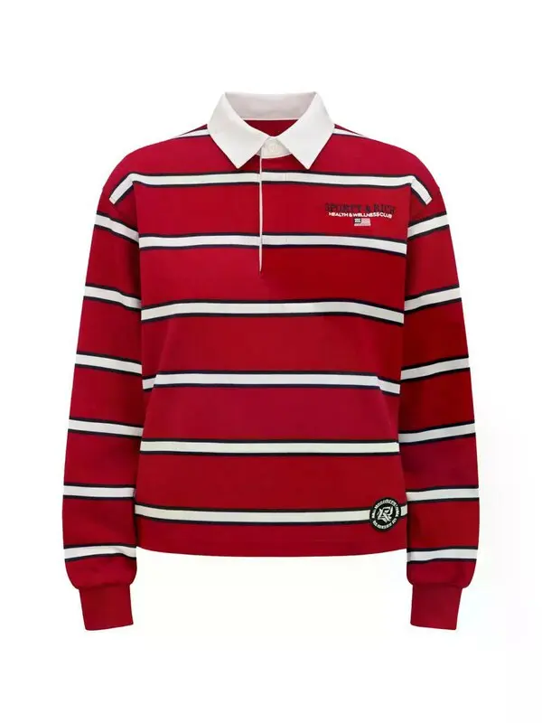 Sporty & Rich Striped Polo Shirt