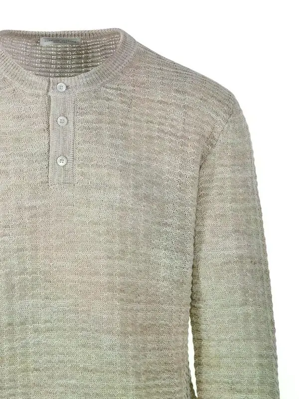 ROBERTO COLLINA Buttoned Knitted Sweater