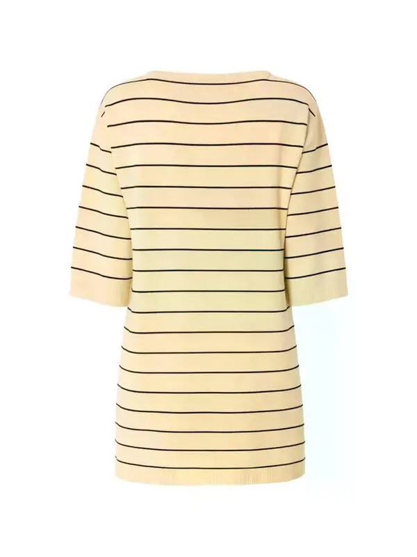 Elisabetta Franchi Striped Chain Mini Dress