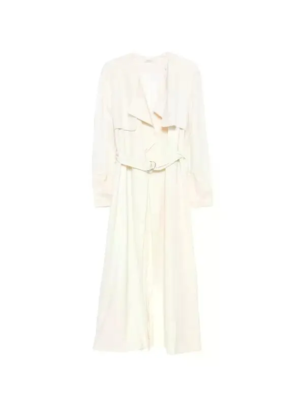 ENTIRE STUDIOS Vela Belted Trench Coat - Neutrals