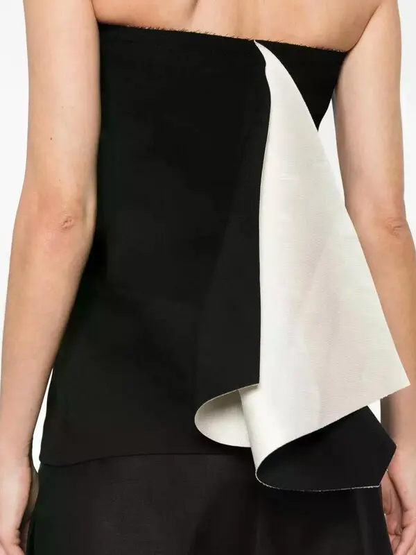 ENTIRE STUDIOS Strapless Panelled Top