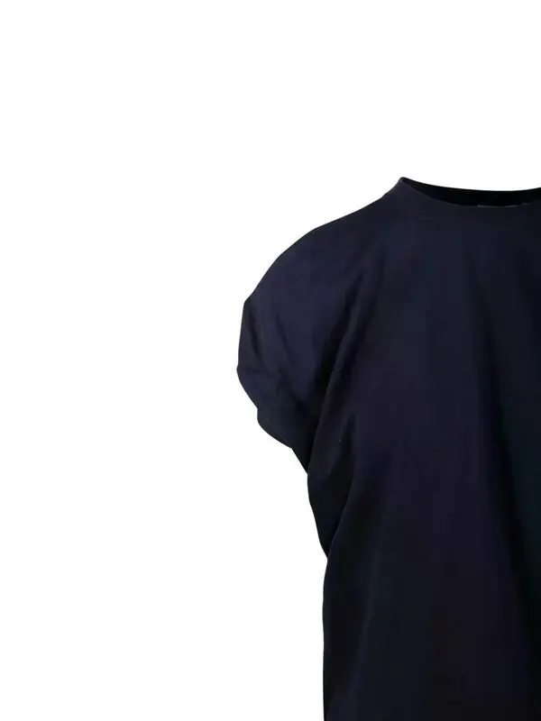 NUDE Ruched T-shirt - Blue