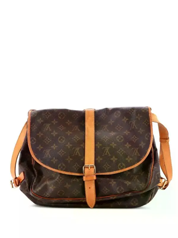 LOUIS VUITTON Saumur Monogram Canvas 35 Crossbody Bag
