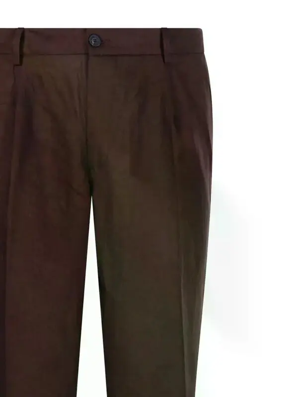 ENTRE AMIS Pleated Trousers