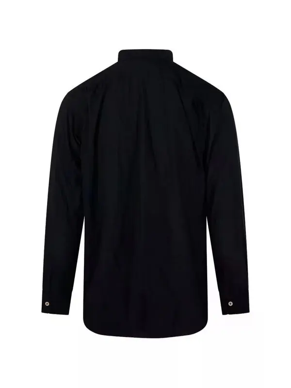 Comme Des Garçons Crinkled-effect Chest-pocket Shirt